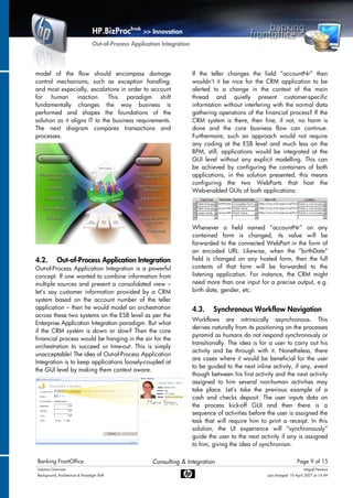 A Business Process-Centric Financial FrontOffice | PDF