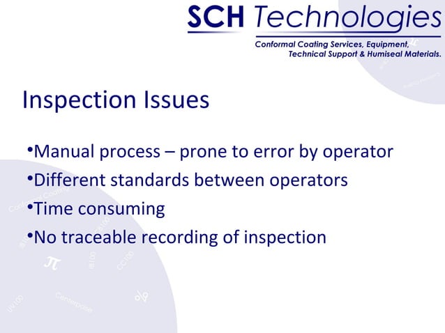 ACCIS Automated Conformal Coating Inspection System Presentation | PPT
