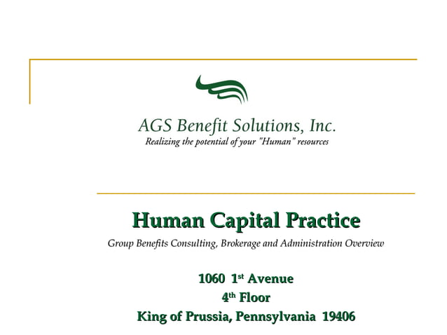 Ags Group Benefits Consulting 2011 | PPT | Government Support and ...
