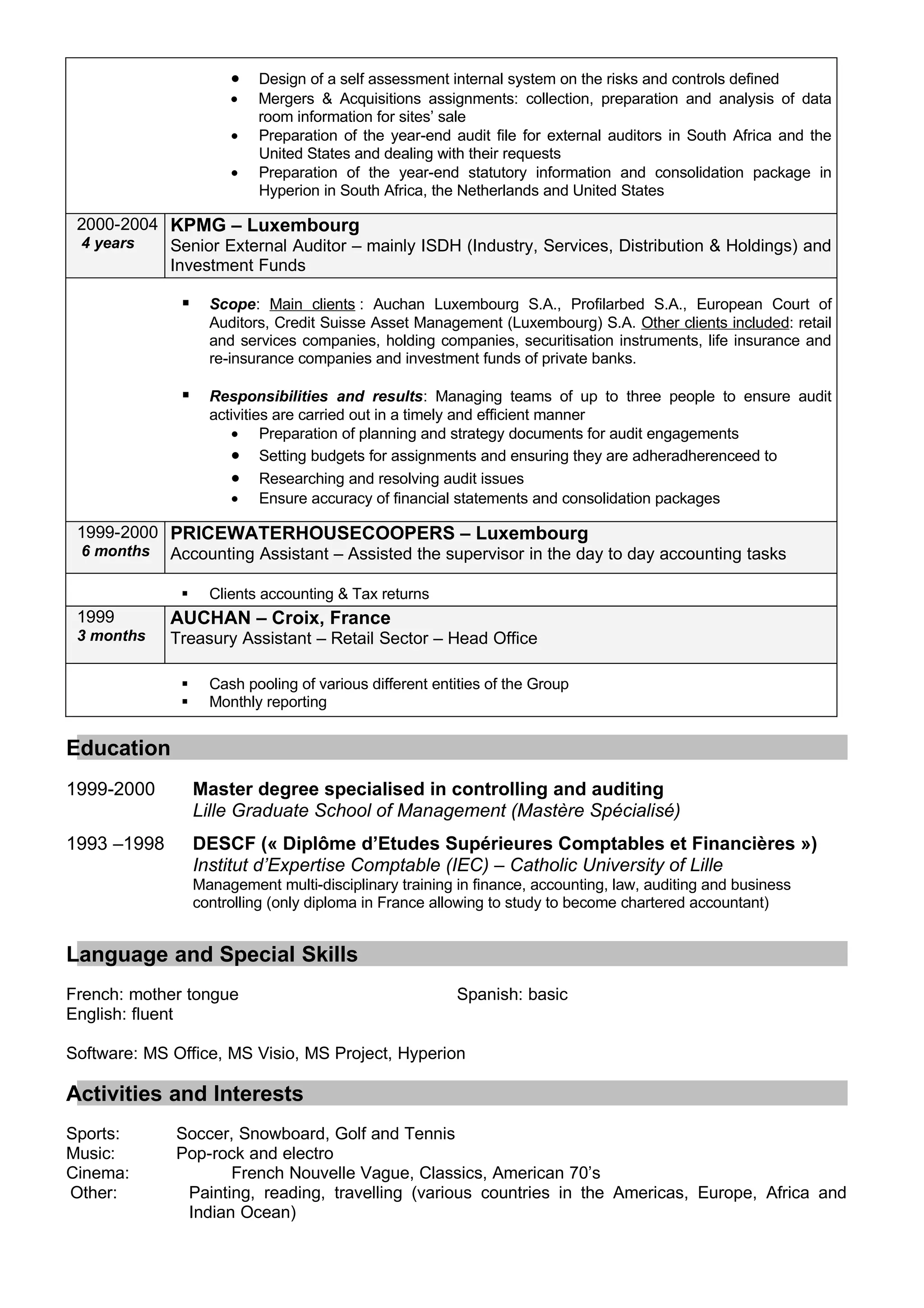 My Resume-English | DOC