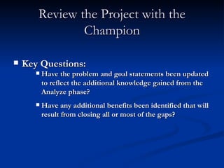Analyze Phase | PPT
