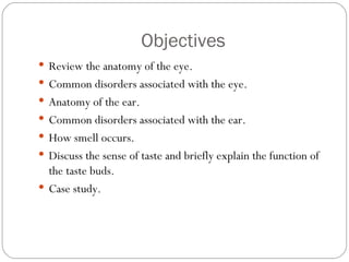 A&P Chapter 24 Special Senses | PPT