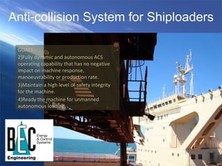 Applied Control Systems Shiploader Acs | PPT