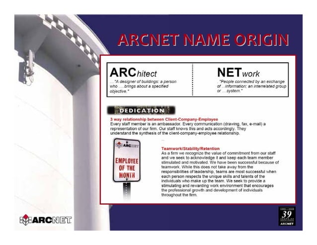 ARCNET Technical Qualifications Slideshow | PDF