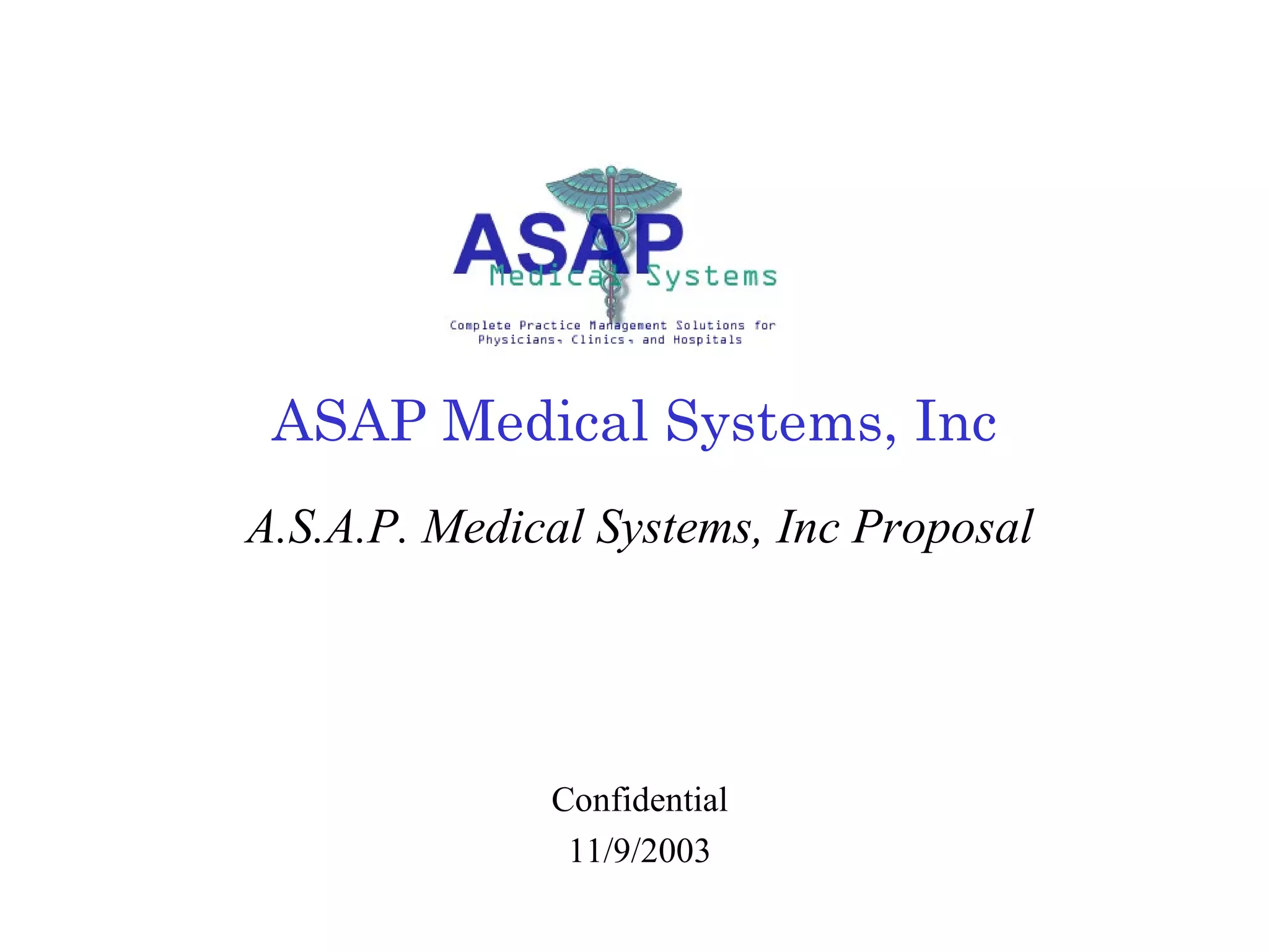 Asap Medical Systems | PPT