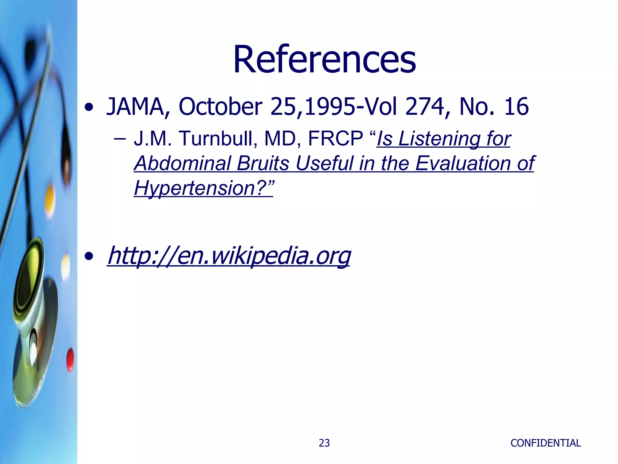 Abdominal Bruit Preso 2 | PPT