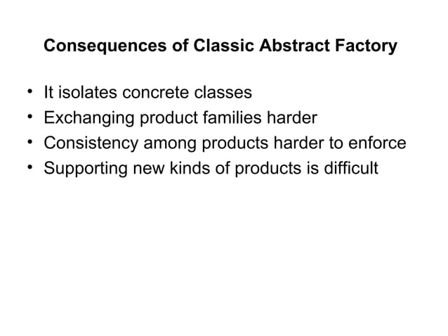 Abstract Factory Pattern | PPT
