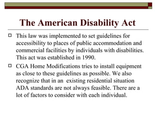 Accessible Living Through Home Modifications | PPT