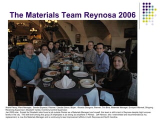 Accomplishments Reynosa Abbr | PPT