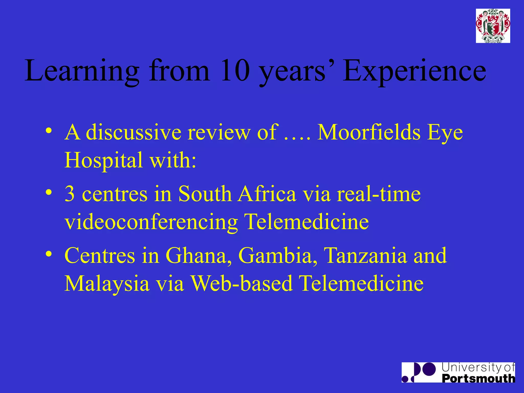 Developing a Successful Global eHealth Partnerships: Learning from a ...