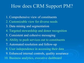 Prospect Management and the CRM Advantage | PDF