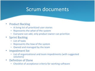 Being Agile - Doing Scrum | PPT