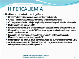 Alteraciones ElectrolíTicas En El Ecg | PPT