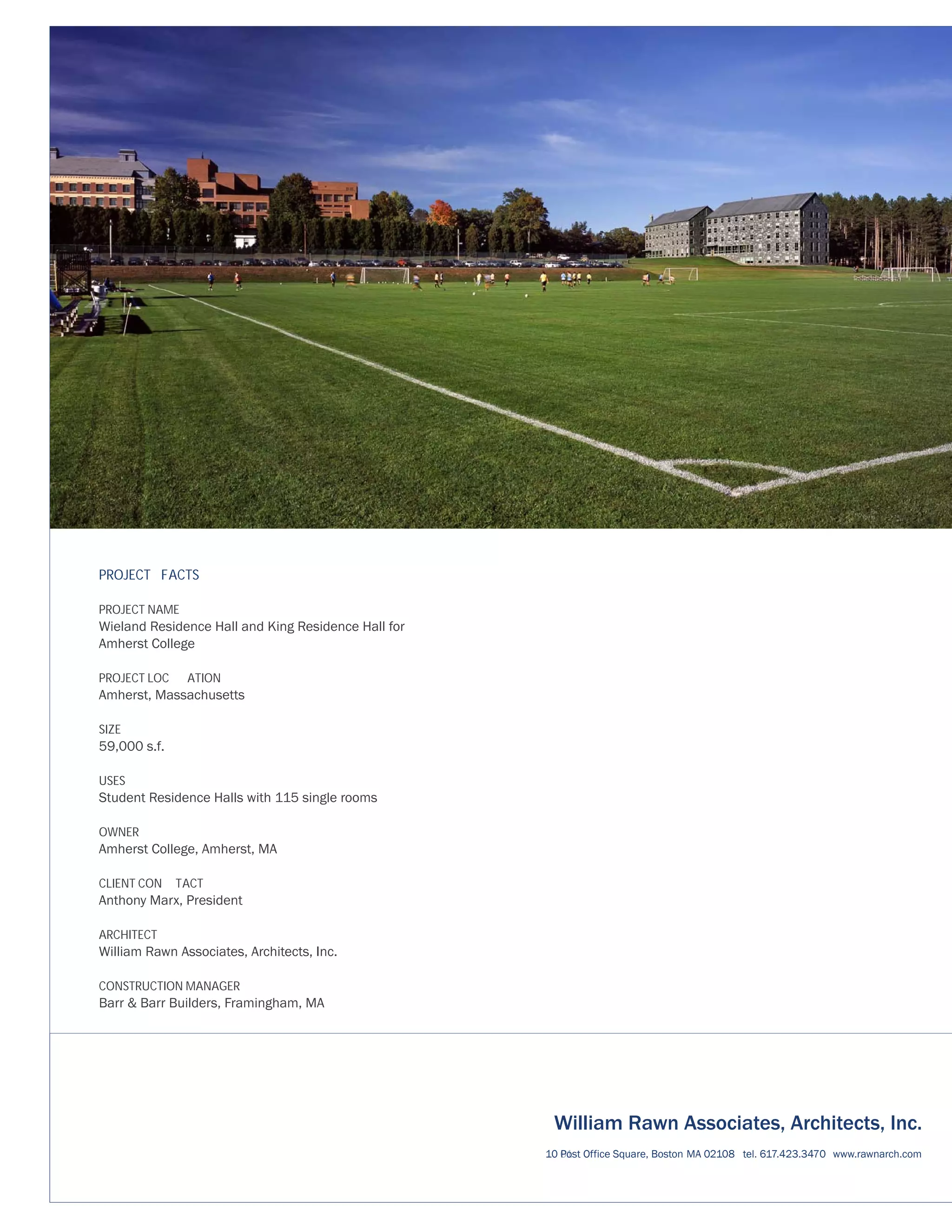 Amherst College Residence Halls | PDF