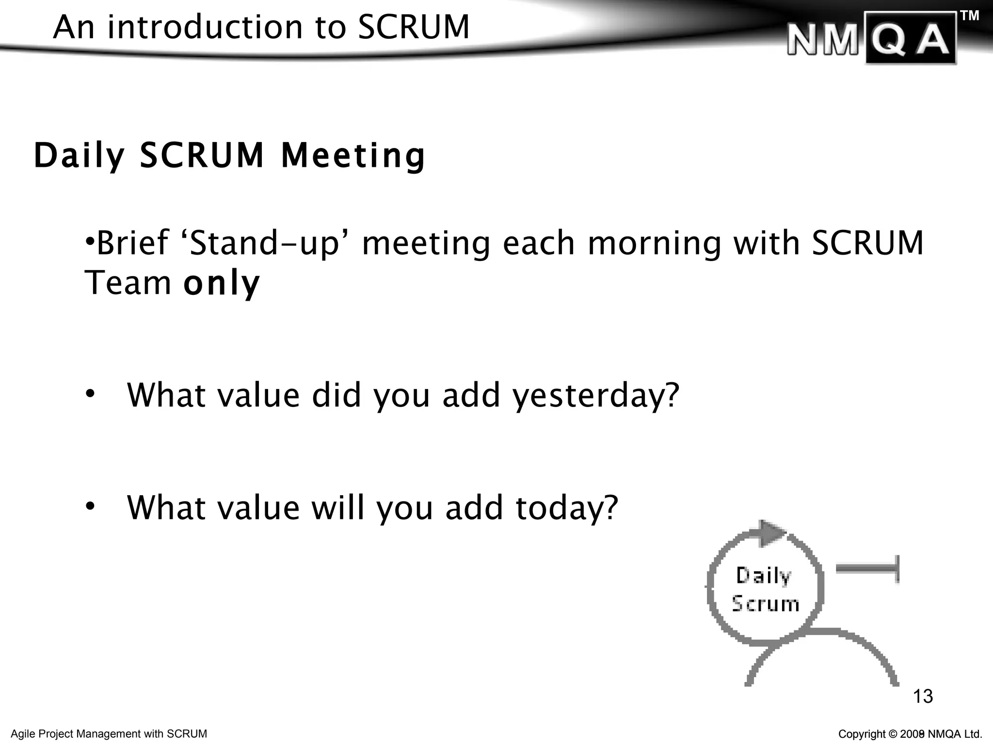 An Introduction To Scrum | PPT
