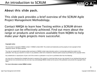 An Introduction To Scrum | PPT