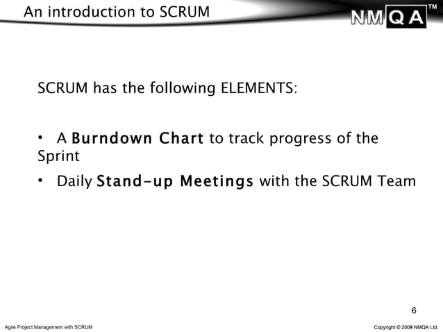 An Introduction To Scrum | PPT