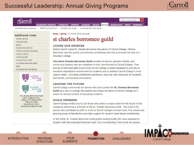 Successful Leadership: Annual Giving Programs | PDF