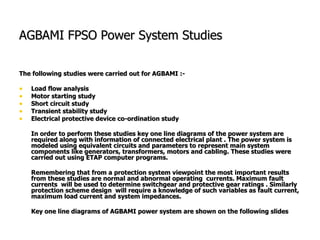 An Overview Of Agbami Fpso Electrical Power System | PPT