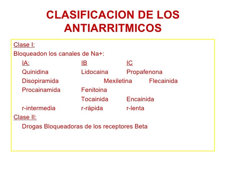 Antiarritmicos