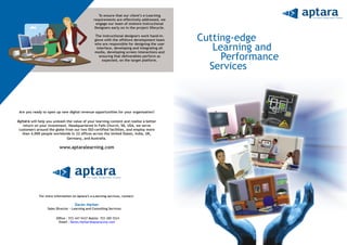 Aptara Brochure | PDF