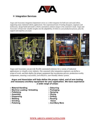 Argus & Associates Brochure | PDF