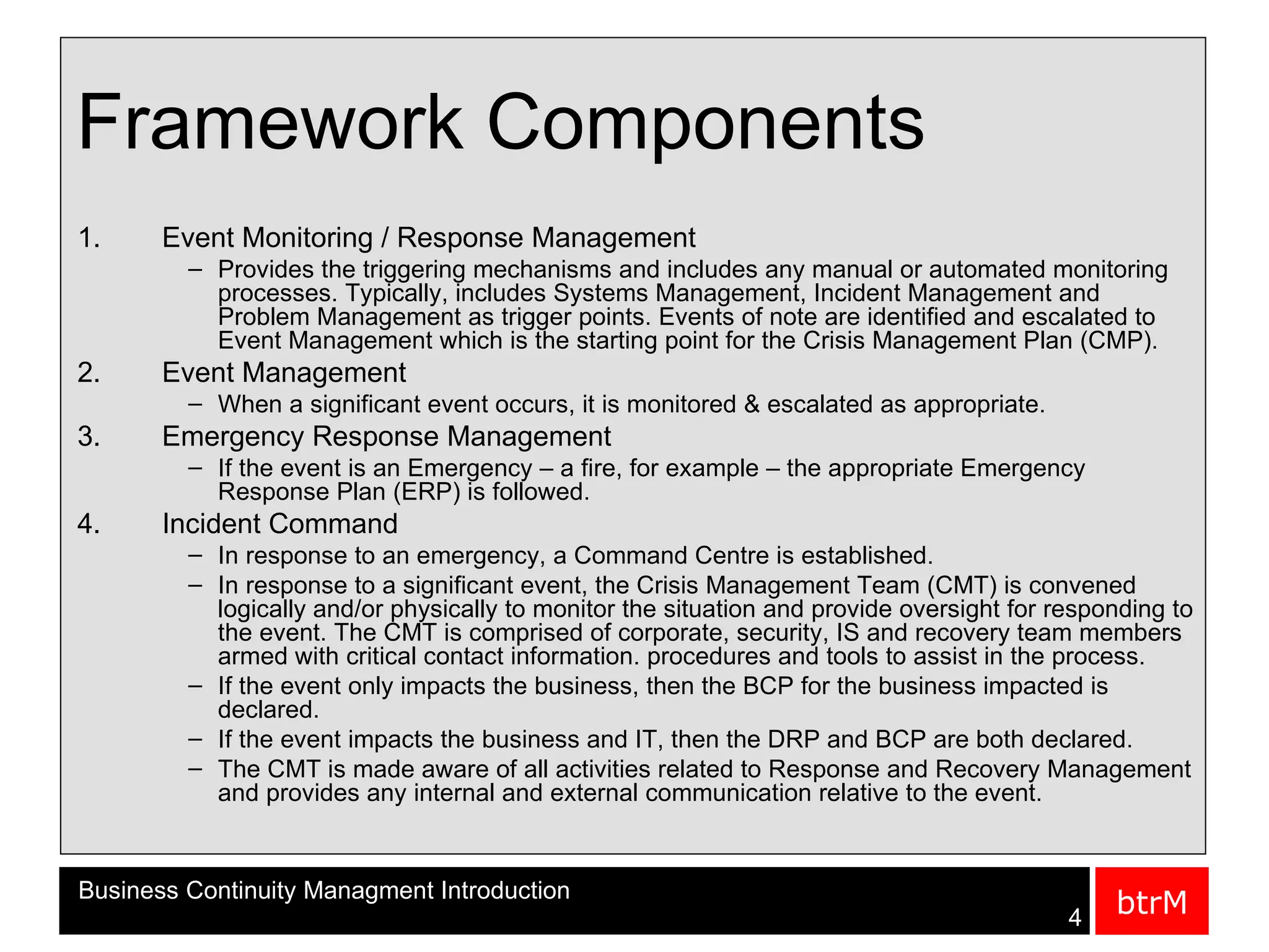 Bcm Roadmap | PPT