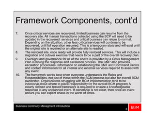 BCM Roadmap | PDF