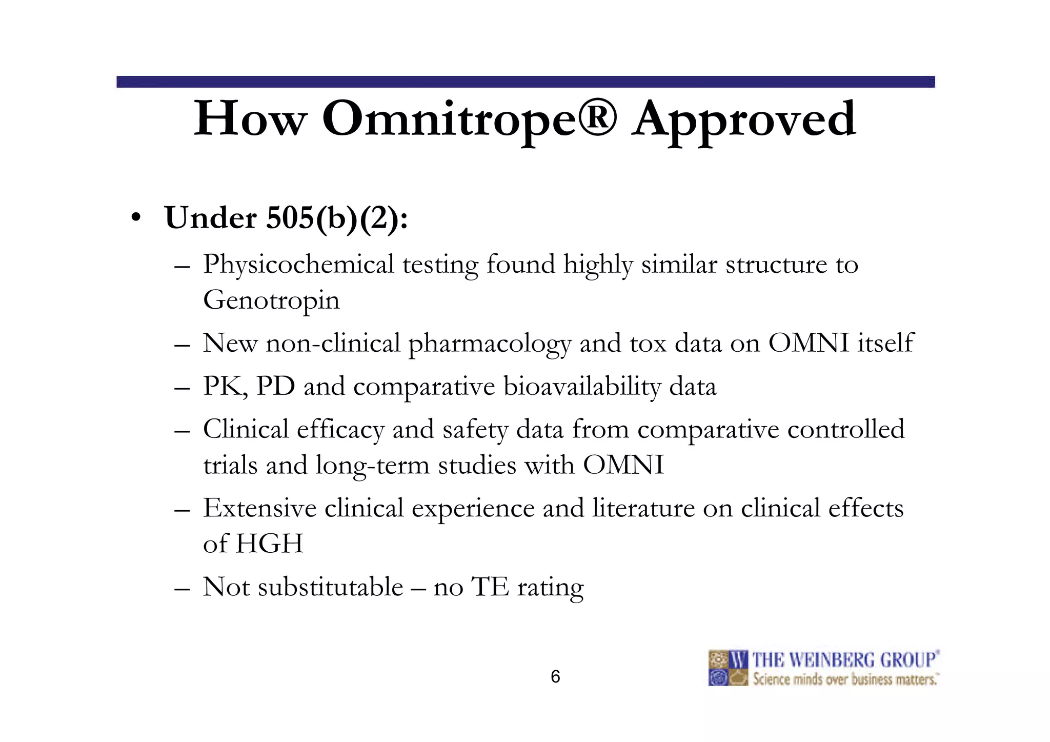 Michael Swit -- Perspectives on the Future of Generic Biologics | PDF