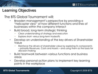 BTS Tournament Presentation | PPT