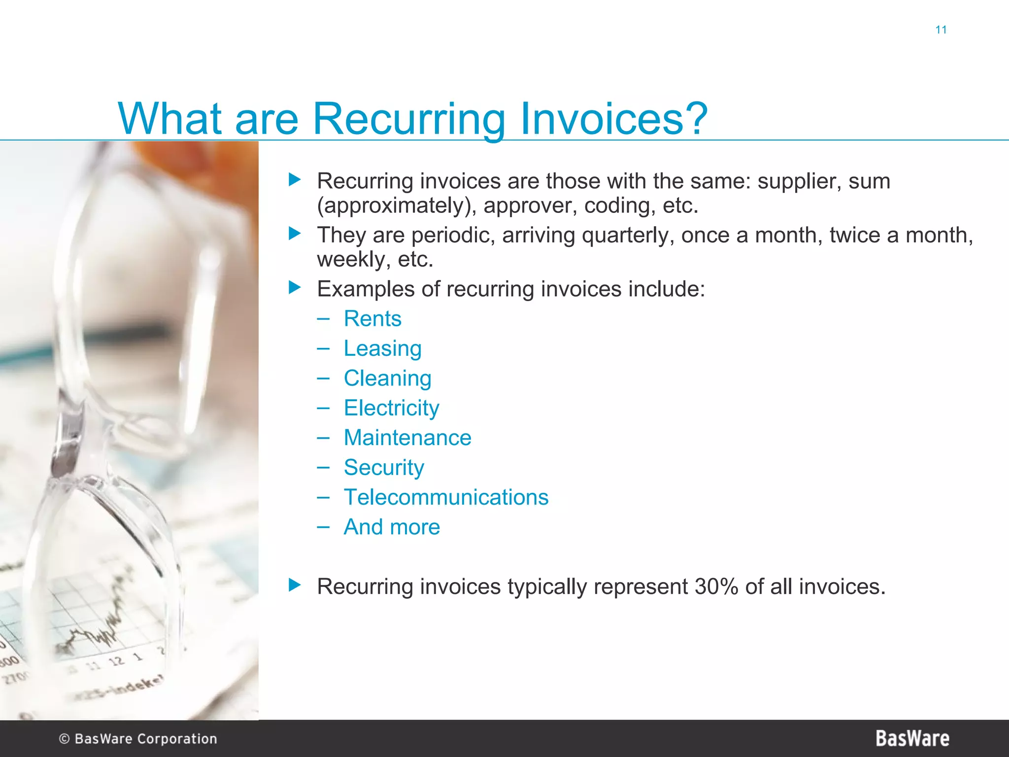 Basware Invoice Automation Presentation 2007 | PPT