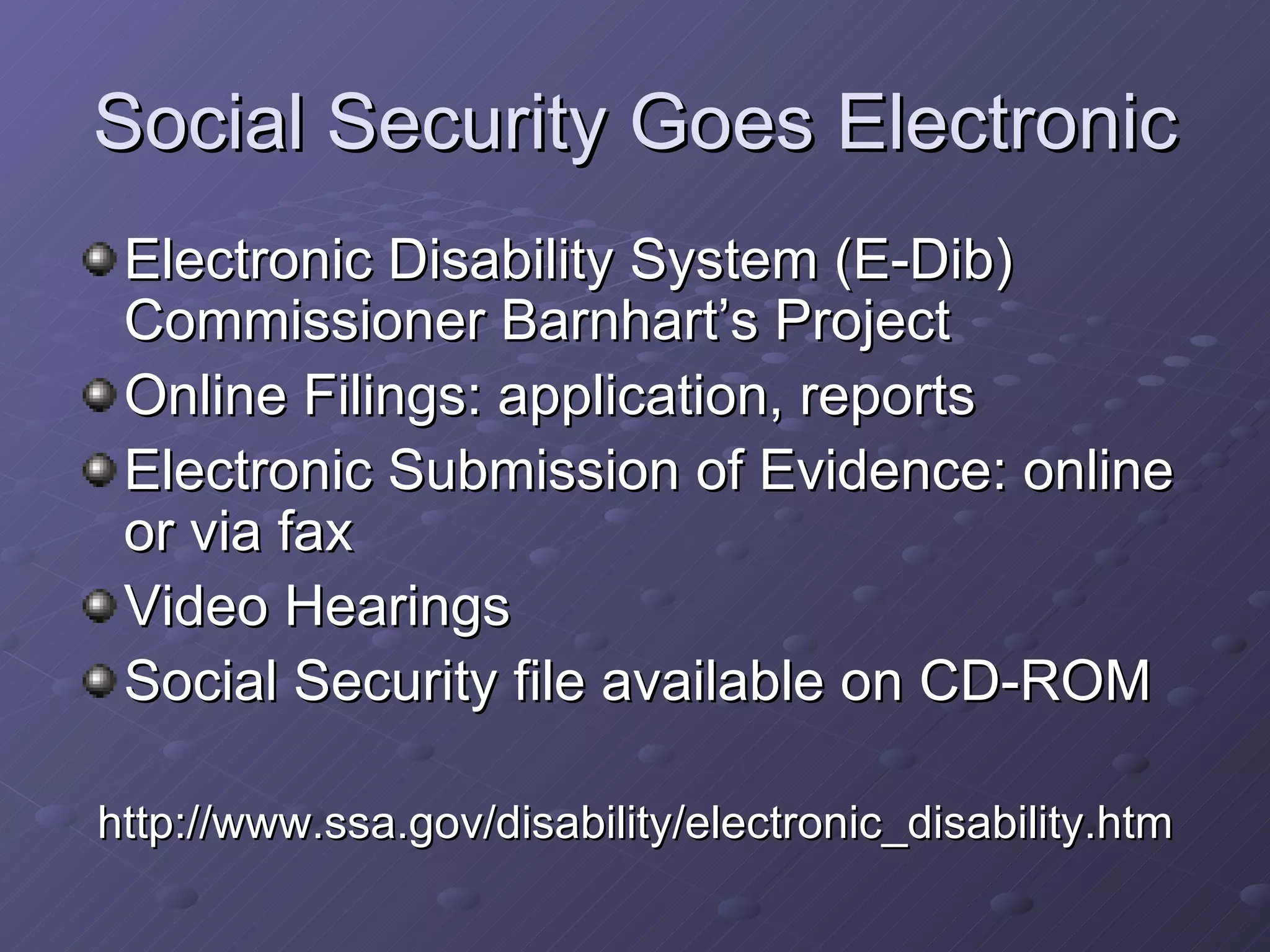 Basic Social Security Information | PPT