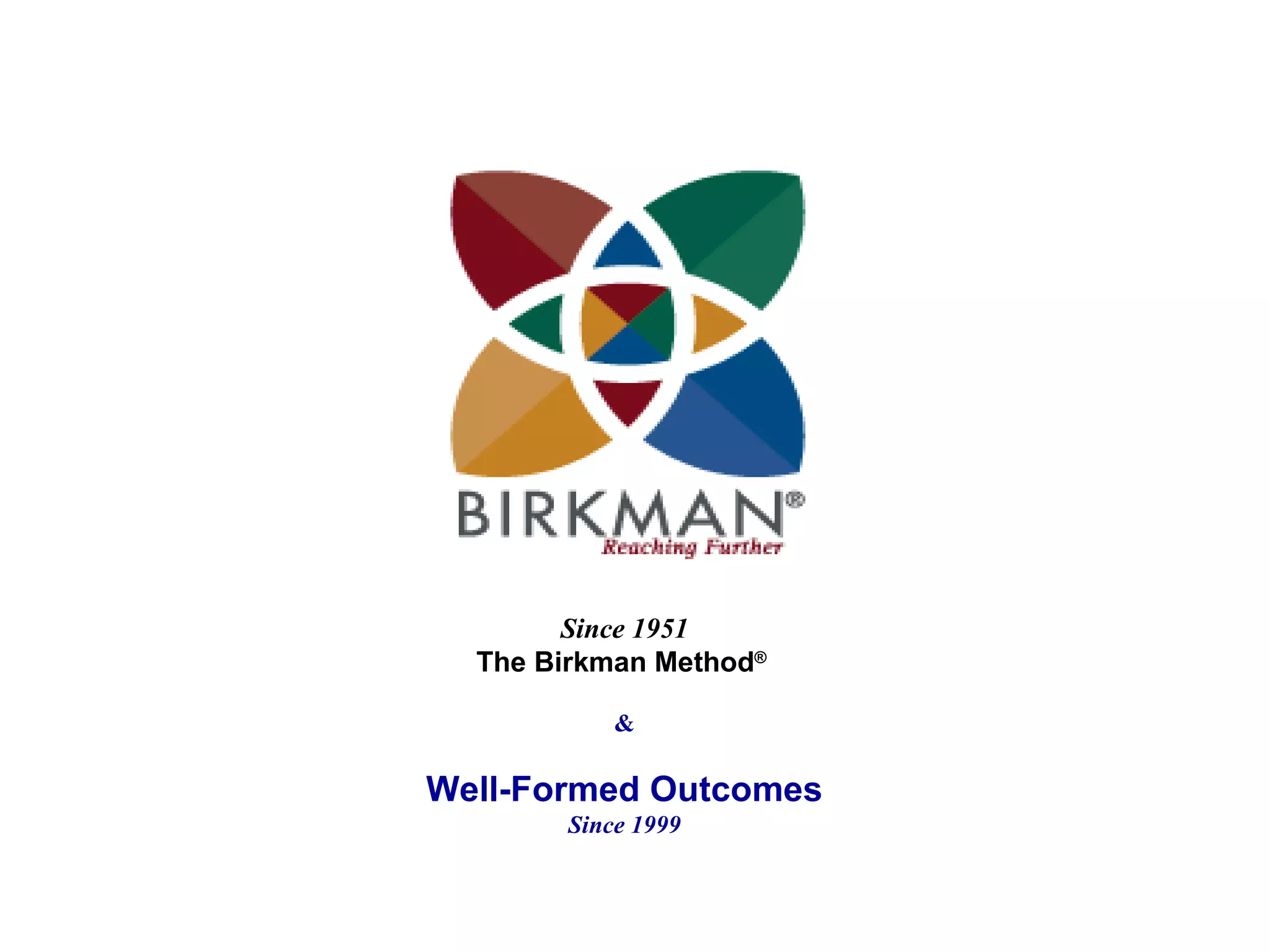 Birkman Presentation Overview | PPT