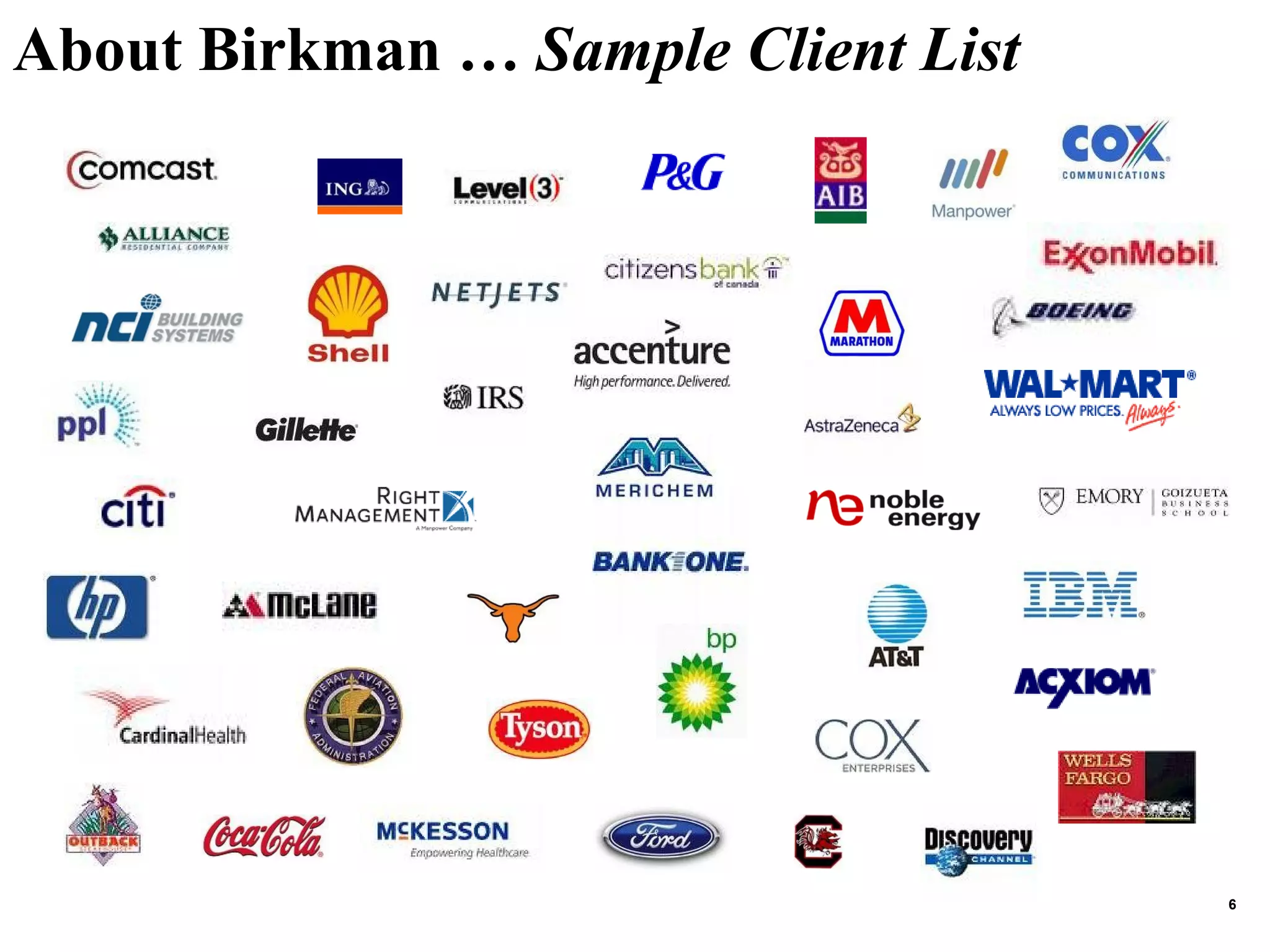 Birkman Presentation Overview | PPT