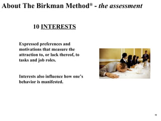 Birkman Presentation Overview | PPT