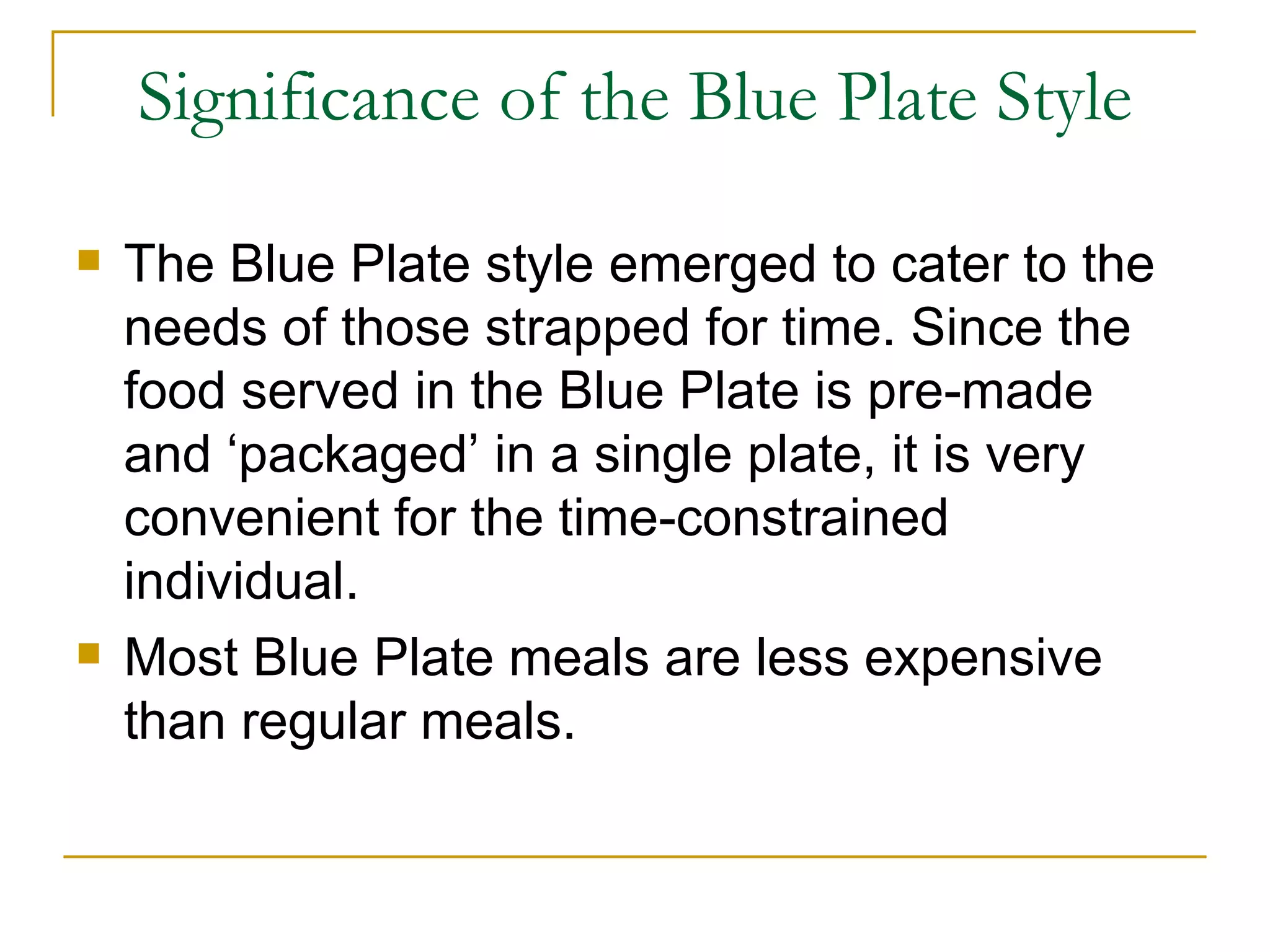 Blueplate Meal Service | PPT