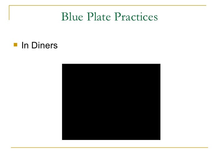Blueplate Meal Service