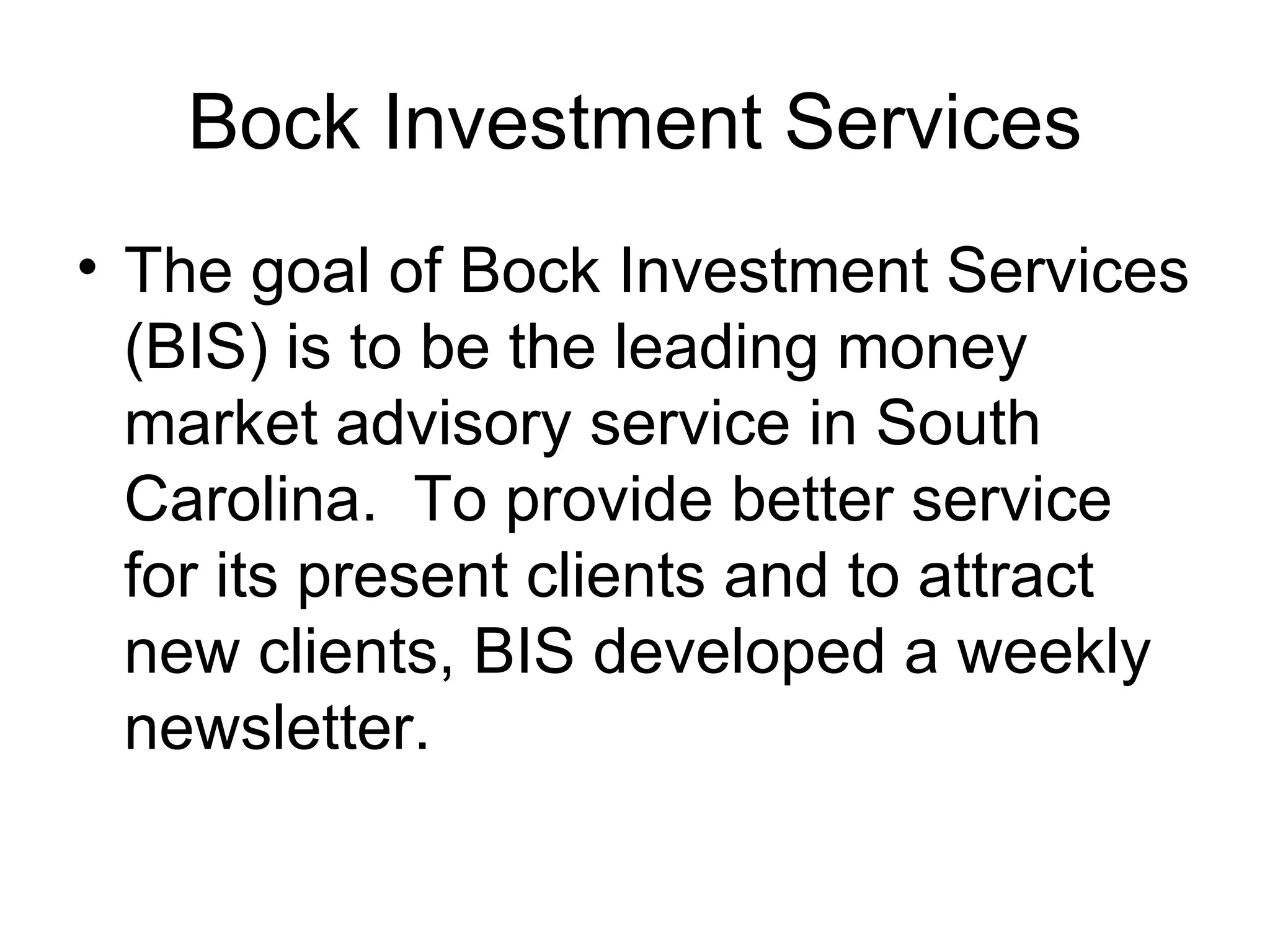 Bock Presentation | PPT