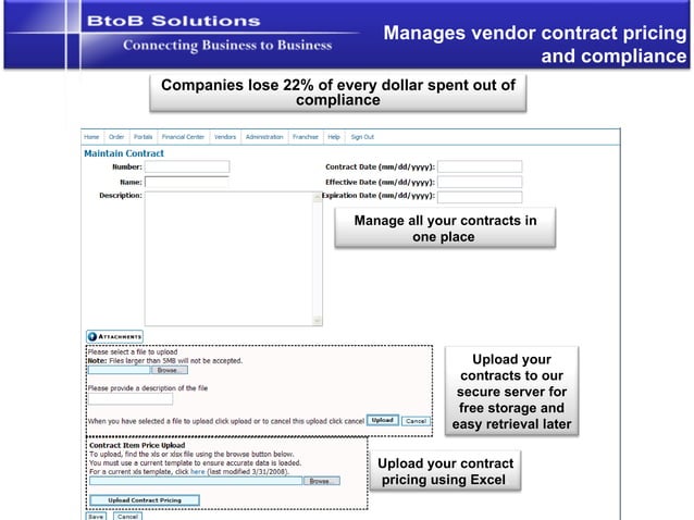 BtoB Solutions E-Procurement | PPT