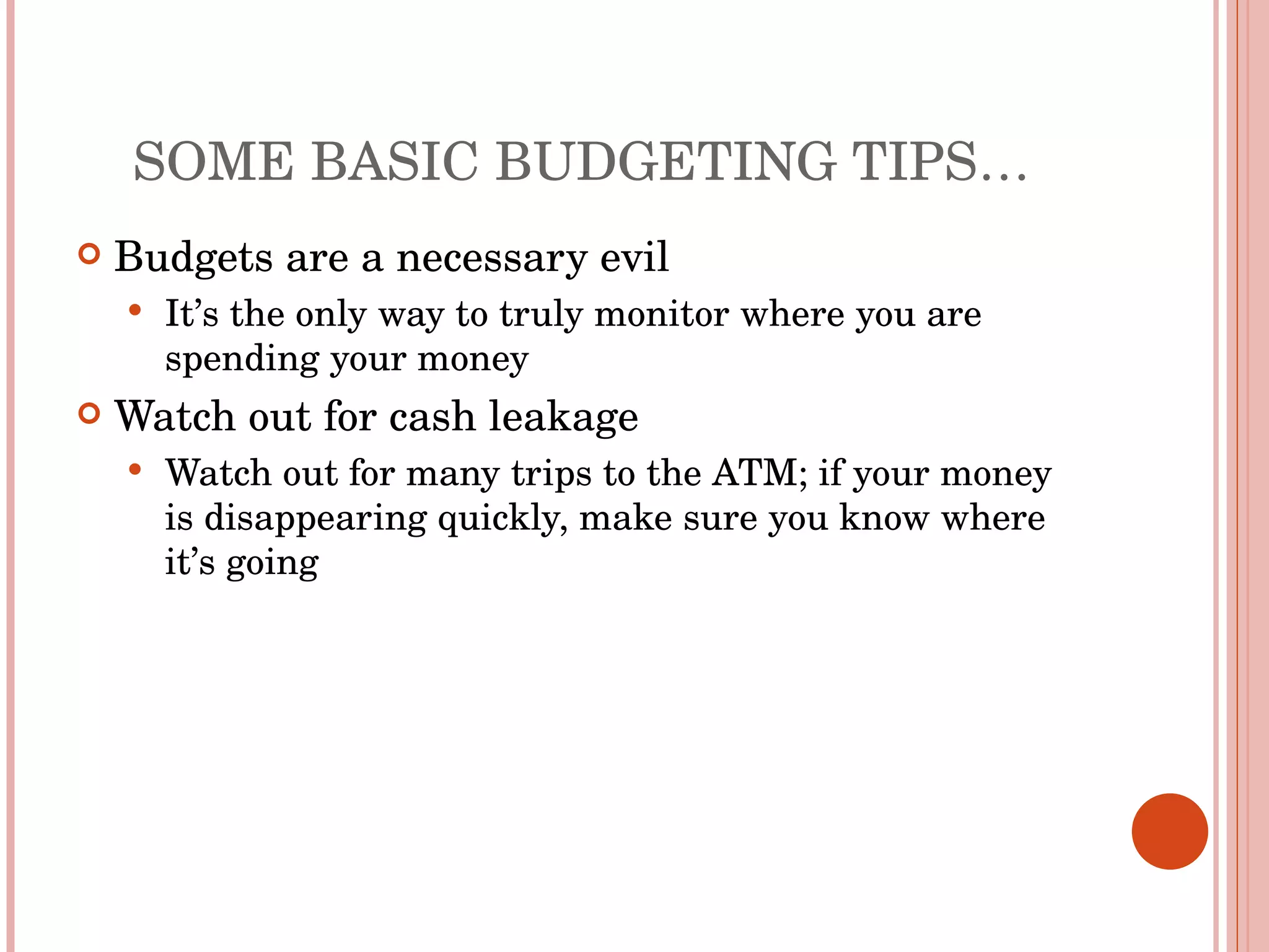 Budgeting 101 | PPT | Home Utilities | Personal Finance