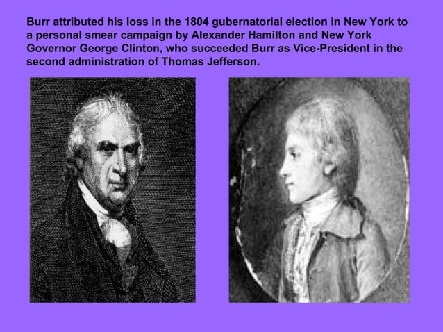 Burr And Hamilton Duel | PPT | Law