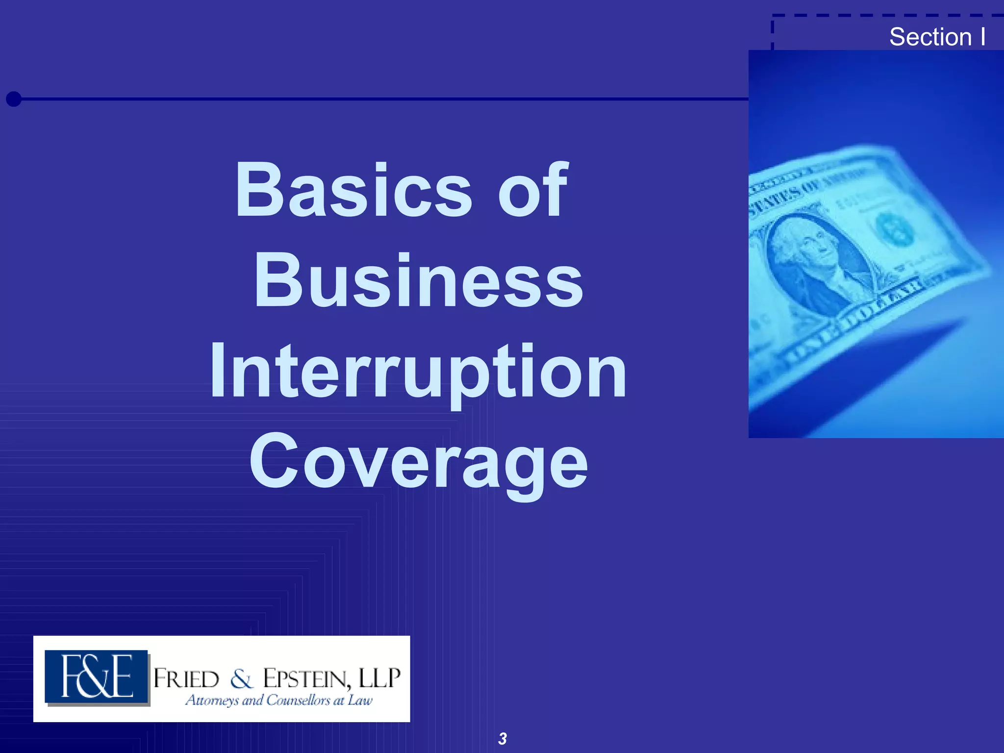 Business Interruption Presentation | PPT