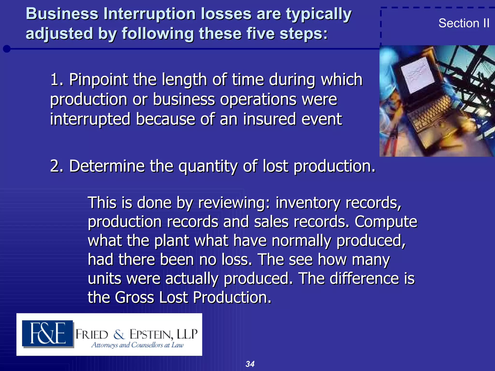 Business Interruption Presentation | PPT