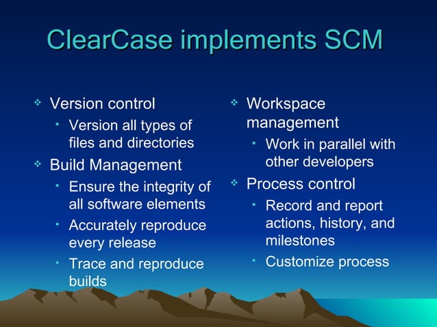 ClearCase Basics | PPT