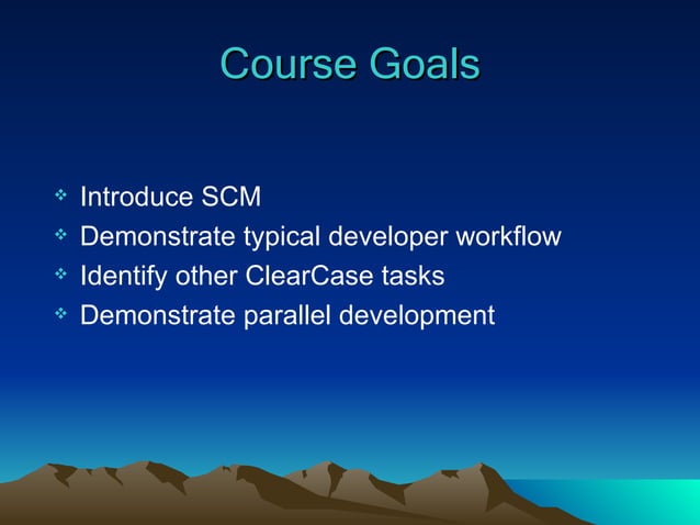ClearCase Basics | PPT