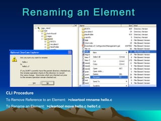 ClearCase Basics | PPT