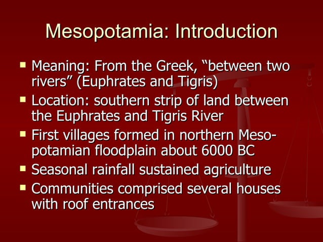 Mesopotamia and the Near East: Foundation of Western Culture | PPT