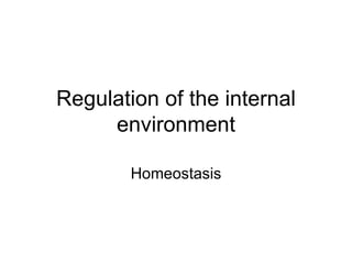 homeostasis | PPT