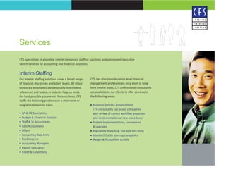 Cfs Fort Wayne | PDF