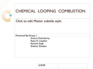Chemical Looping Combustion | ODP